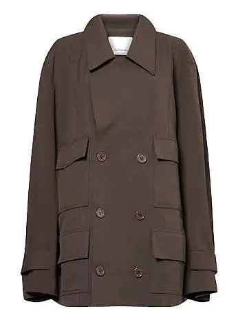 THE FRANKIE SHOP Stanton Trapeze Jacket - Brown