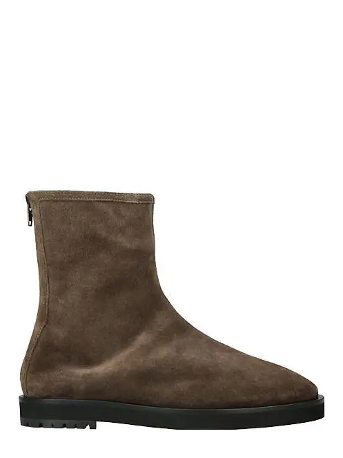 Dear Frances Joss Suede Ankle Boots - Brown