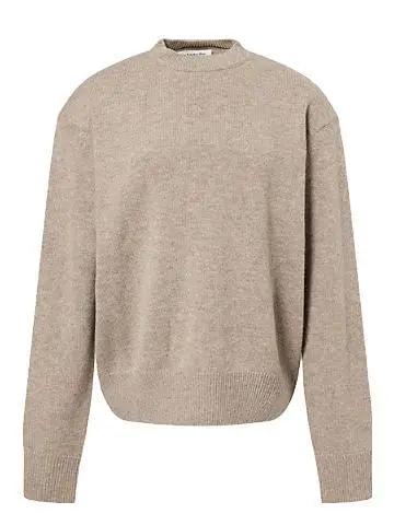 THE FRANKIE SHOP Relaxed-fit Wool-and-cashmere Jumper - Taupe
