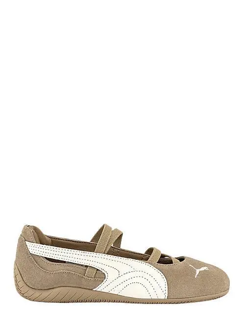 PUMA Speedcat Ballet Suede Trainers - Prairie Tan Warm White