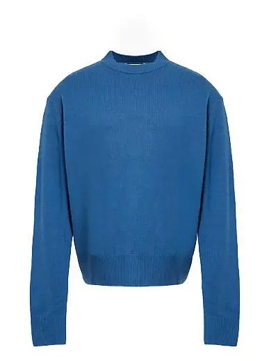 THE FRANKIE SHOP Relaxed-fit Wool And Cashmere Jumper - Cobalt