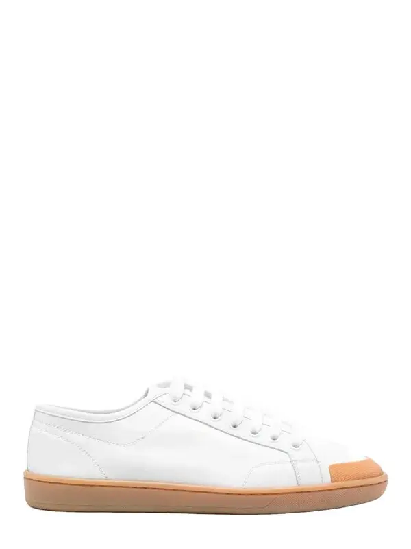 Saint Laurent Lace-up Toe Sneakers - White