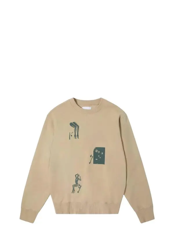 Edwin Dokuta Desire Printed Sweatshirt - Neutrals