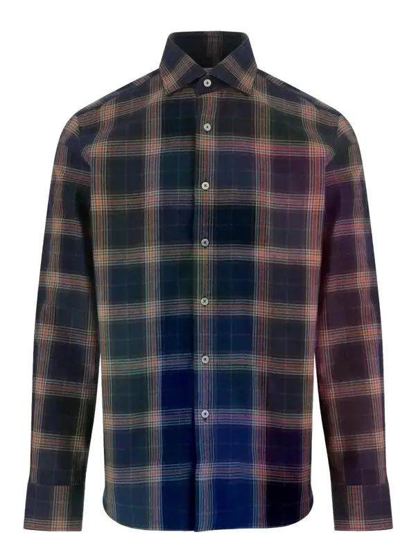 ALESSANDRO GHERARDI Regent Checked Shirt - Blue