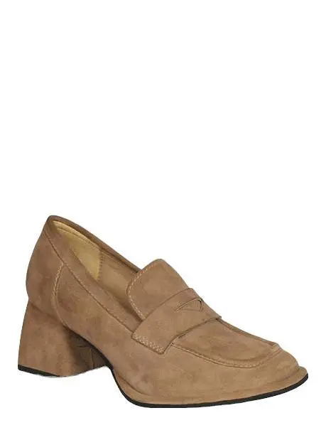 SAINT G Viviana Block Heel Pump - Dark Taupe