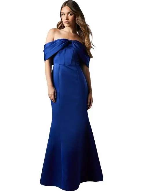 Coast Fishtail Maxi Occasion Gown - Blue