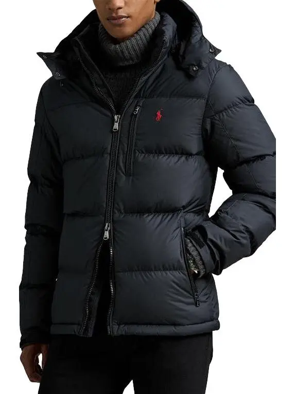 Ralph Lauren The Gorham Down Jacket With Removable Hood - Polo Black
