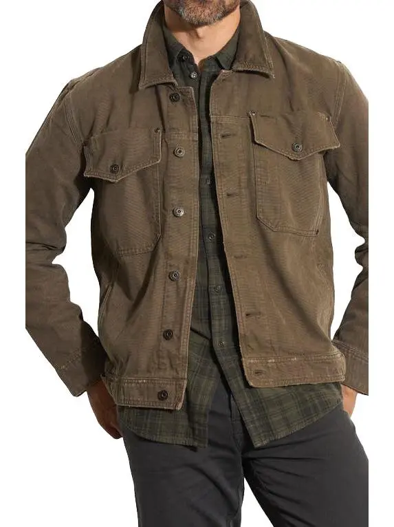 ROAN Baron Canvas Trucker Jacket - Hickory