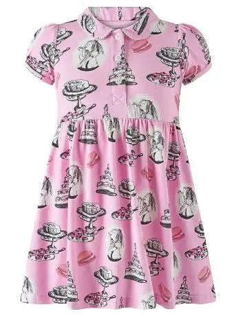 RACHEL RILEY Eloise Afternoon Tea Dress - Pink