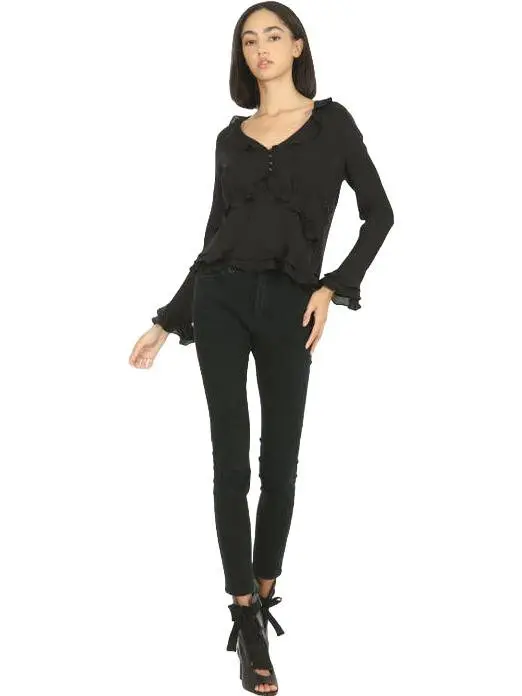SECRET PON-PON Sander Blouse - Black