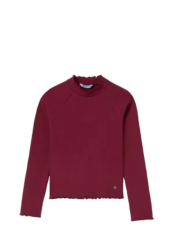 MAYORAL Ribbed Turtleneck - Burgundy
