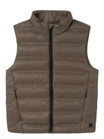 MAYORAL Padded Quilted Vest - Olive Green