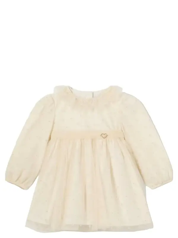 MAYORAL Baby Tulle Dress - Cream
