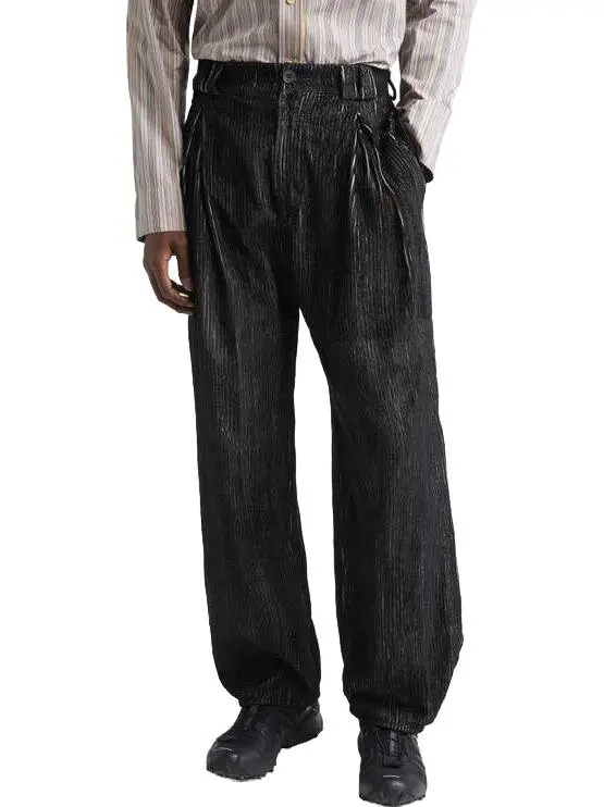 KIKO KOSTADINOV Halics Trousers - Melange Black/slate Grey