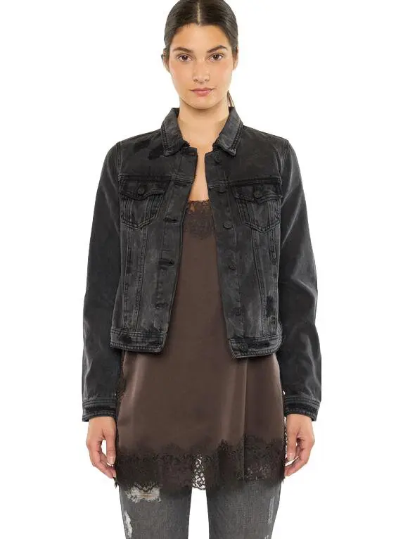 KANCAN Henney Classic Trucker Jacket - Dark Gray
