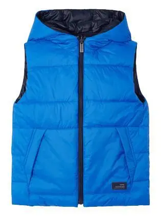 MAYORAL Padded Hooded Gilet - Blue