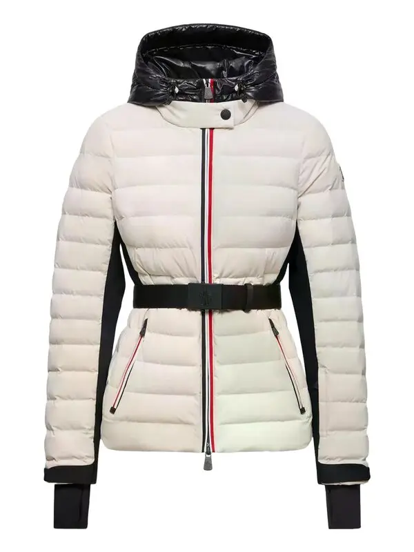 Moncler Padded Hooded Coat - Neutrals