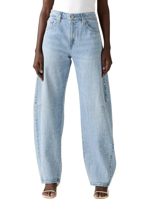 LEVI'S Baggy Dad High-waist Barrel-leg Jeans - Dazzle Me