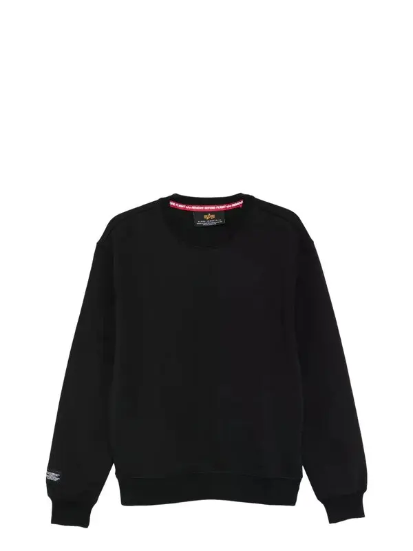 Alpha Industries Crew-neck Sweatshirt - Black