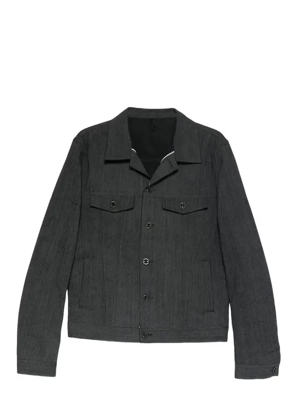 DEEPTI Buttoned Shirt Jacket - Grey