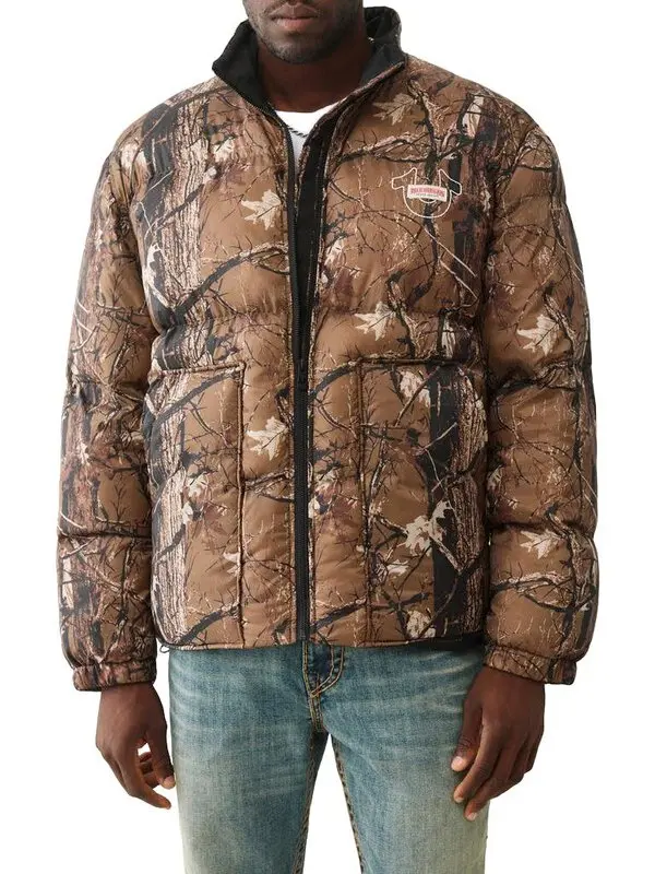True Religion Forest Puffer Jacket - Camo