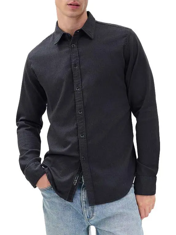 Rag & Bone Tomlin Cotton Dobby Button-up Shirt - Dksdw