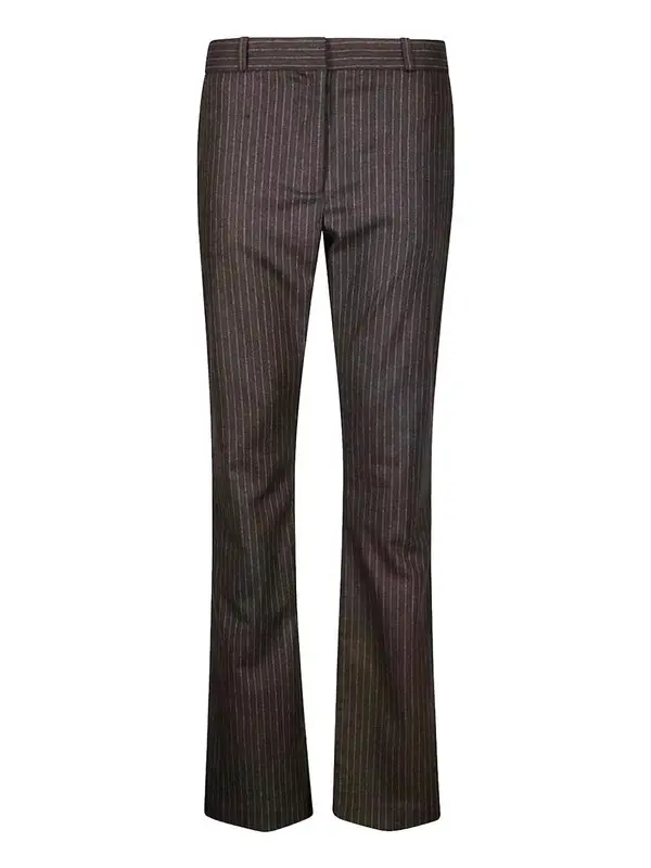 Coperni Pinstripe Trousers - Brown