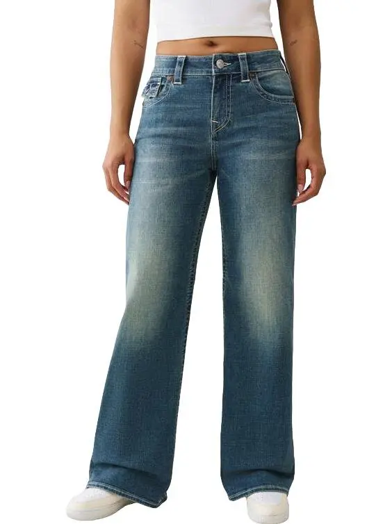 True Religion Bobbi Baggy Jeans - Honey Crisp