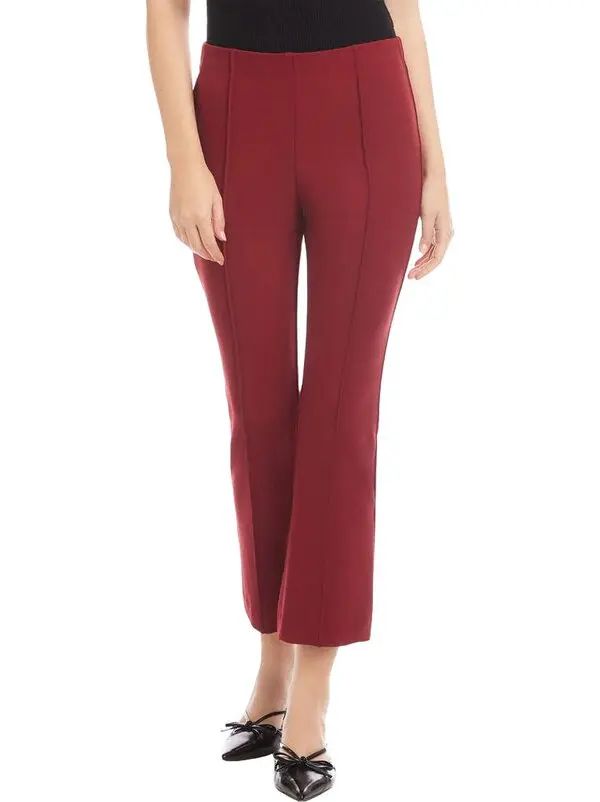 Fifteen Twenty Sigourney Pintuck Crop Pants - Brick