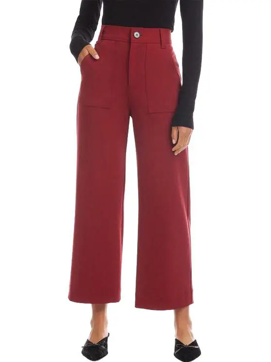 Fifteen Twenty Rylee Crop Pants - Brick