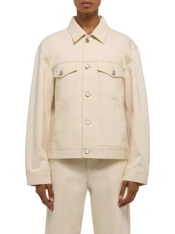 Helmut Lang Classic Denim Trucker Jacket - Ecru