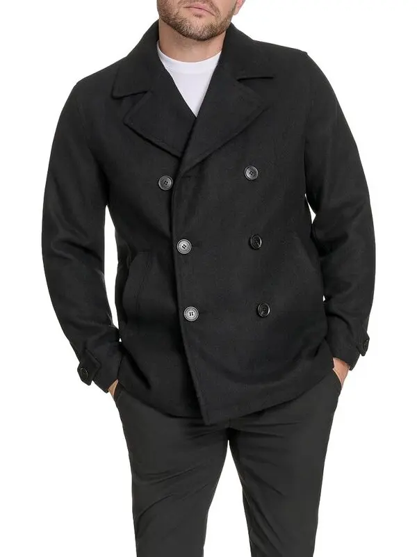 DOCKERS® Insulated Pea Coat - Black