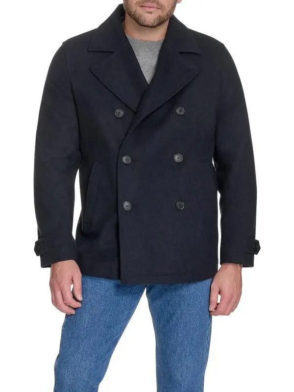 DOCKERS® Insulated Pea Coat - Navy