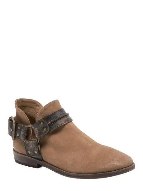 Free People Belle Harness Bootie - Fawn Suede