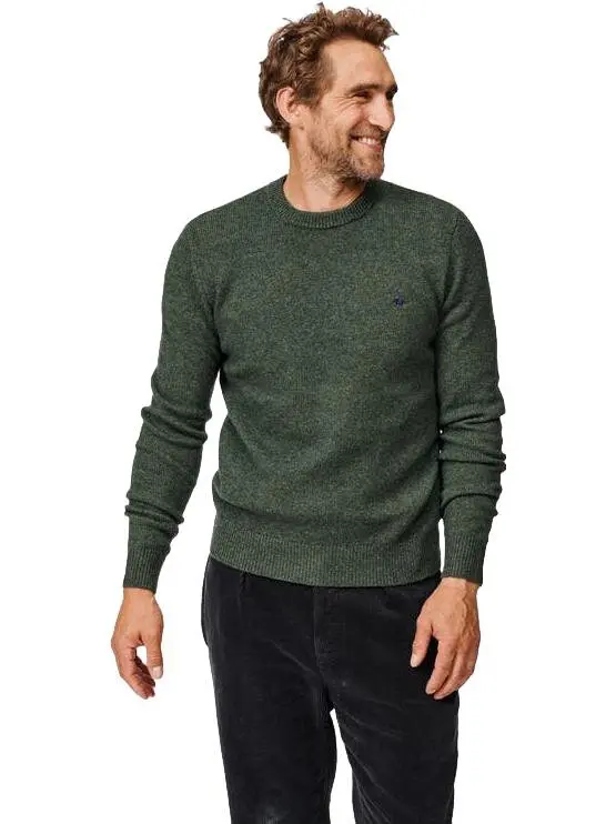 Aubin Phillips Crew Neck Sweater - Khaki
