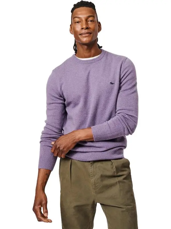 AUBIN Westbourne Crew Neck Sweater - Light Grape