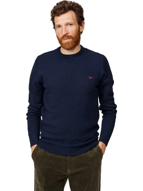 AUBIN Westbourne Crew Neck Sweater - Navy