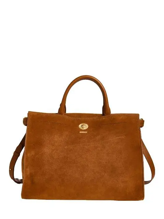 Burberry Medium Cotswolds Suede Tote - Hazel