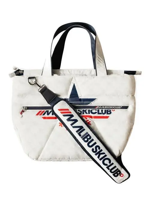 MALIBU SKI CLUB Snowstar Tote - White
