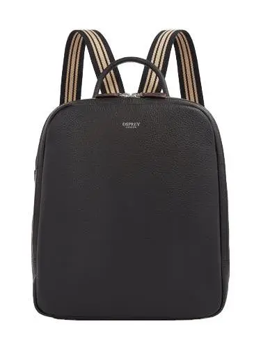 OSPREY LONDON The Chiswick Leather Backpack - Black
