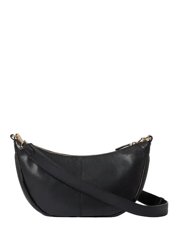 OSPREY LONDON The Oxford Leather Sling Bag - Black