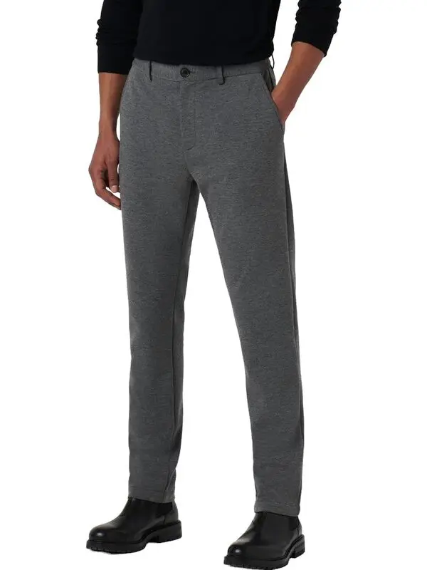 Bugatchi Slim Tailored Fit Knit Dress Pants - Anthracite