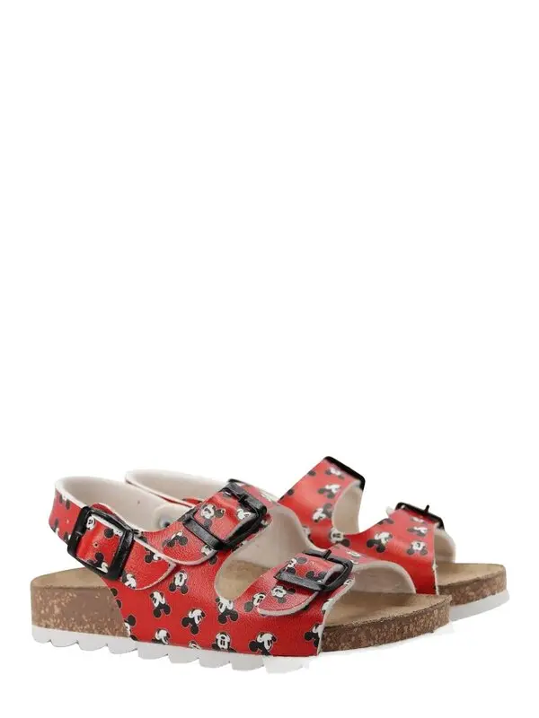 MASTER OF ARTS Mini Mickey Print Sandals - Red