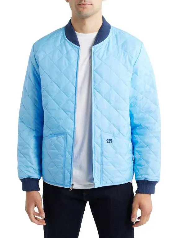 925 ORIGINALS Quilted Nylon Jacket - Blue