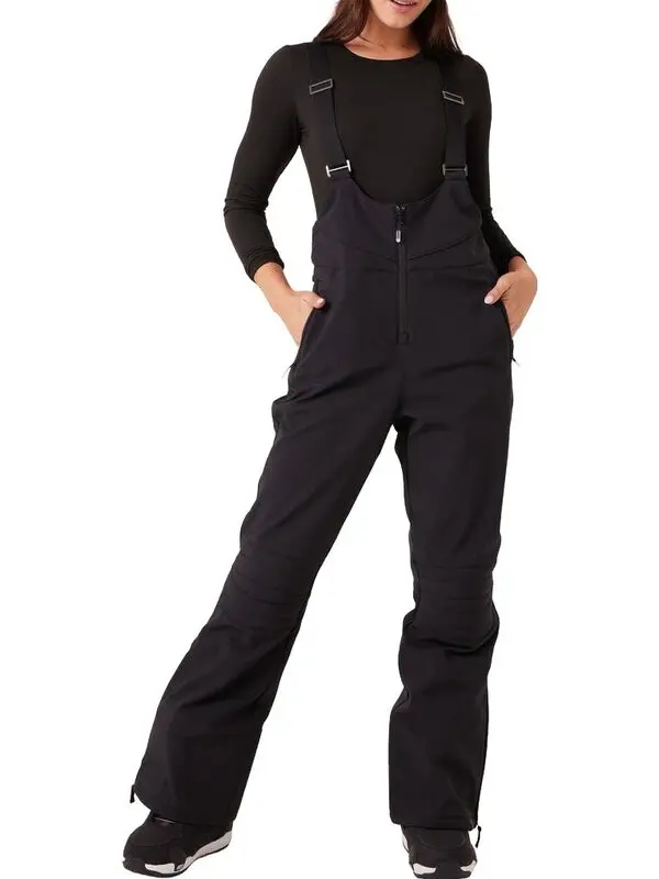 Roxy Summit Waterproof Snow Bib Overalls - Black
