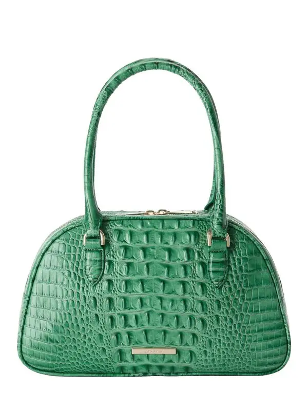 Brahmin Angie Leather Barrel Bag - Palm