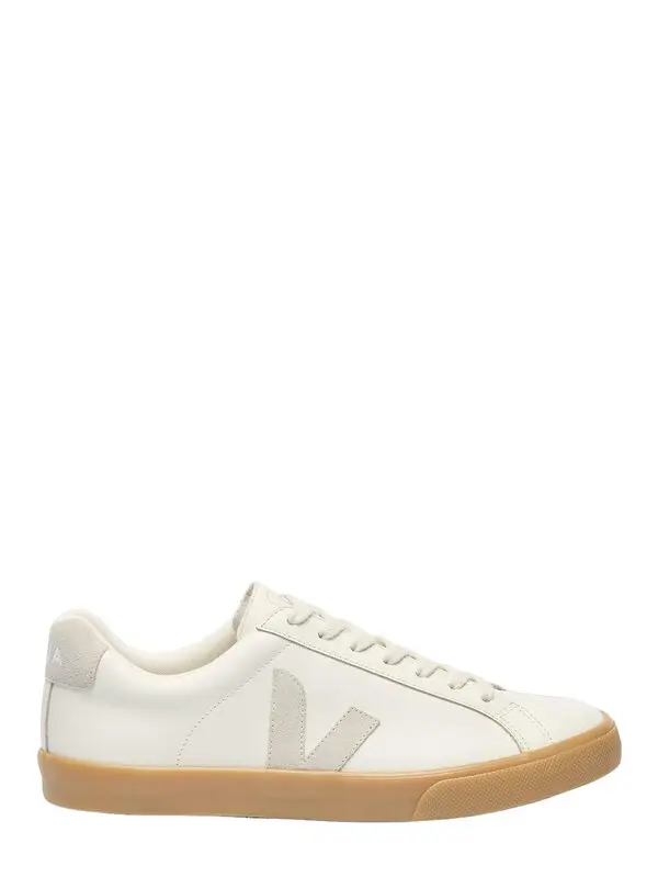 VEJA Esplar Leather And Suede Low-top Sneakers - Ivory