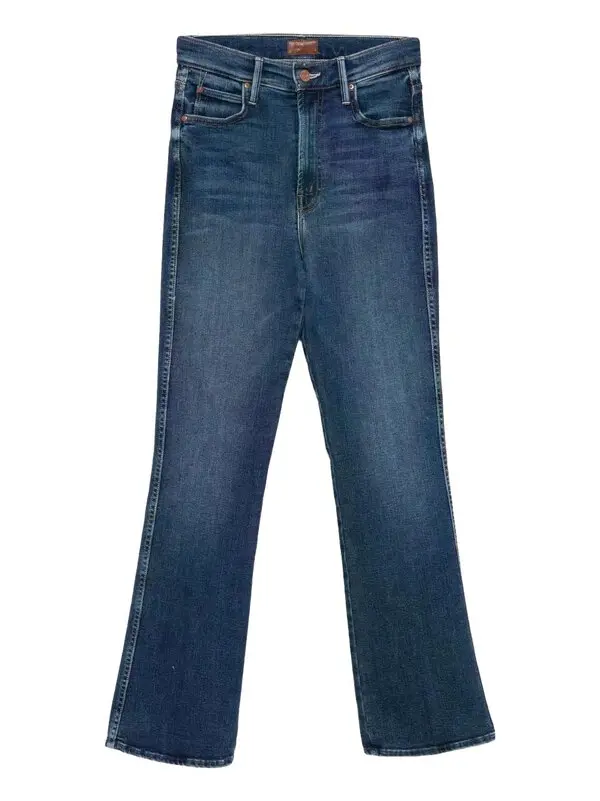 MOTHER Smokin Double Flood Jeans - Blue