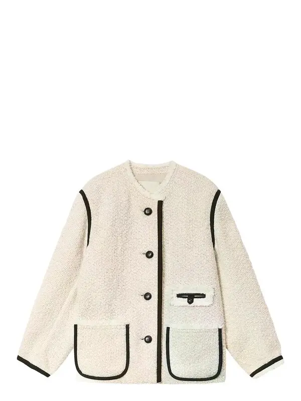 Isabel Marant Étoile Maylin Jacket With Trim - Neutrals