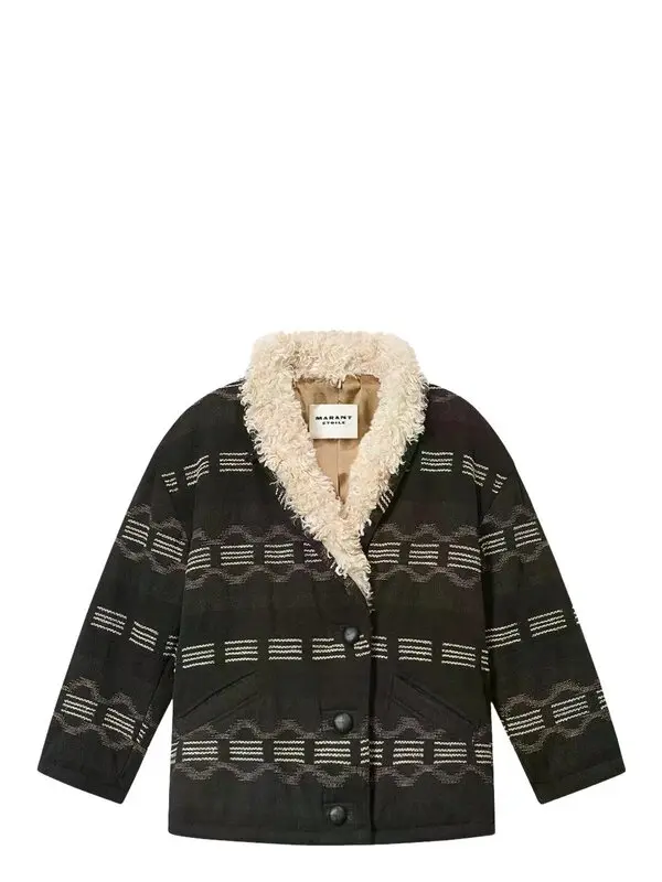 MARANT ETOILE Patterned Jacket - Black